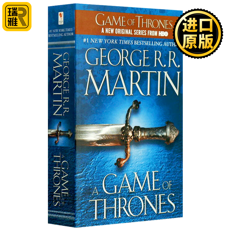 英文原版 权力的游戏 A Game of Thrones 冰与火之歌1 原著小说 A Song of Ice and Fire 乔治马丁全英文版未删减版进口原版英语书籍畅销书