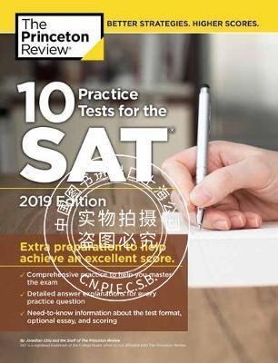 现货 10套SAT习题，2019版 英文原版 10 PRACTICE TESTS SAT