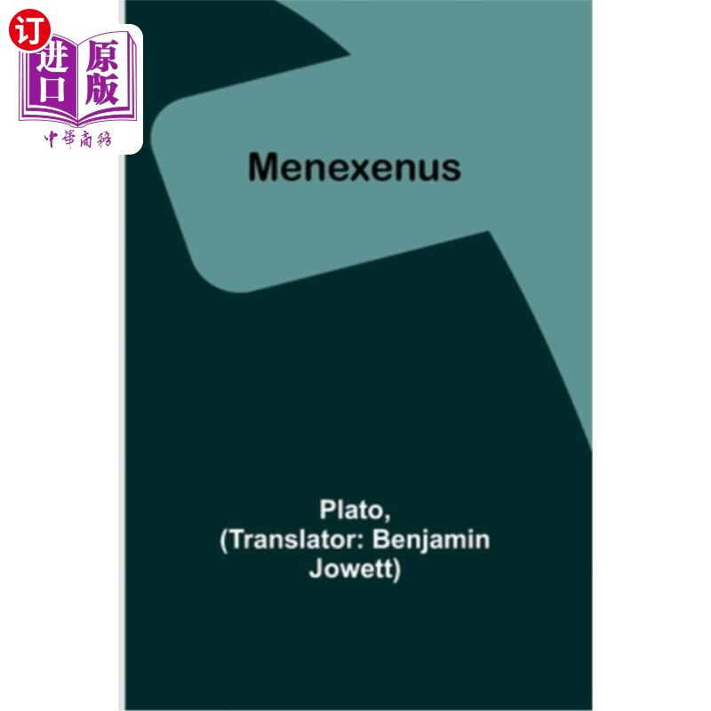 海外直订Menexenus 梅内克塞努斯