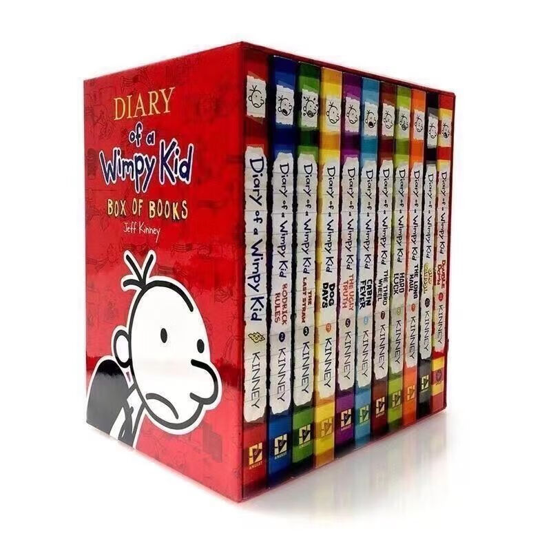 英文原版小屁孩日记16册Diary of a Wimpy Kid Books1-16全套 小屁孩日记1-16