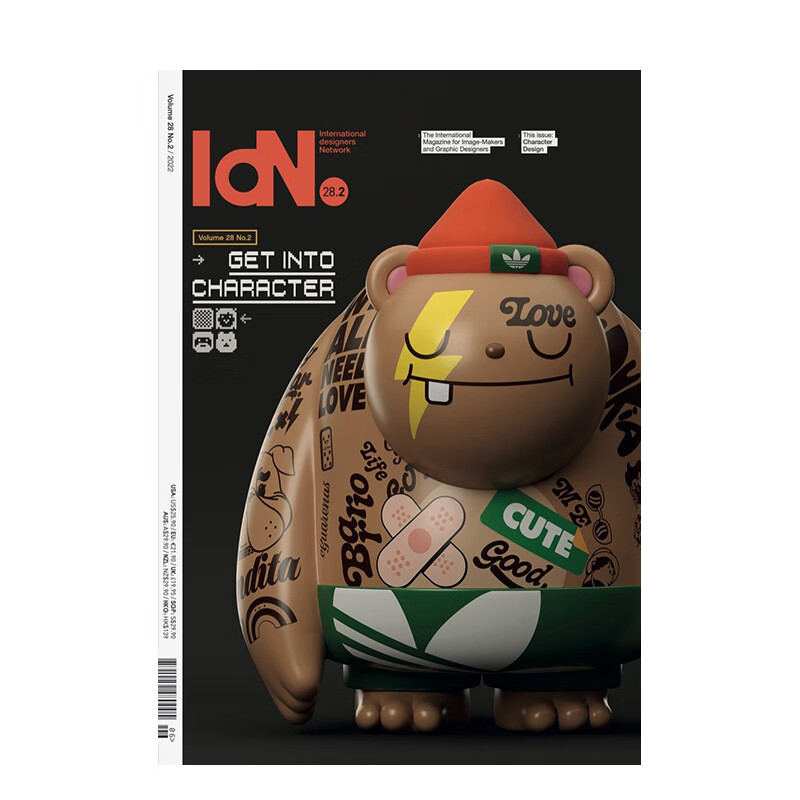 Idn 2022年02期 V28N2 平面设计杂志 角色设计 中国香港原版英文期刊 善本图书