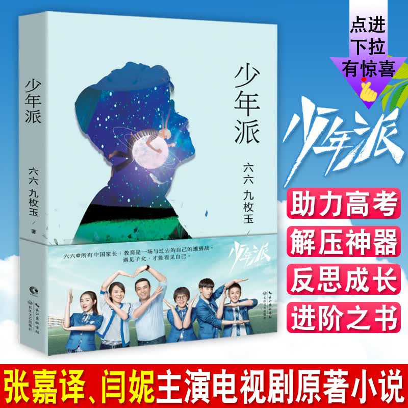 现货 少年派 书六六著 张嘉译闫妮赵今麦等主演同名电视剧 长篇小说新作修行自我进阶之书 少年派电