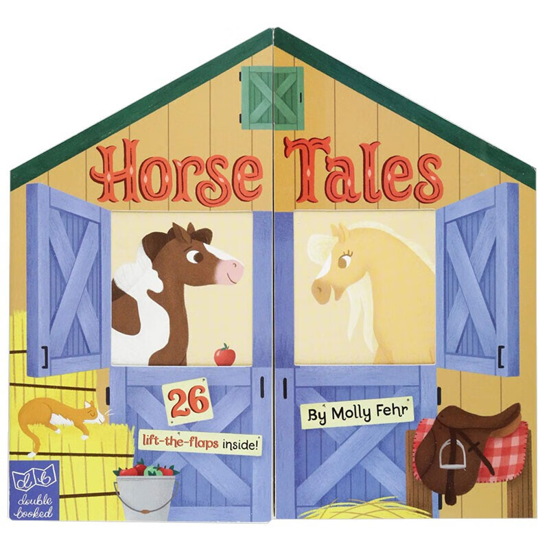 Horse tales 马的故事 英文原版儿童翻翻洞洞书