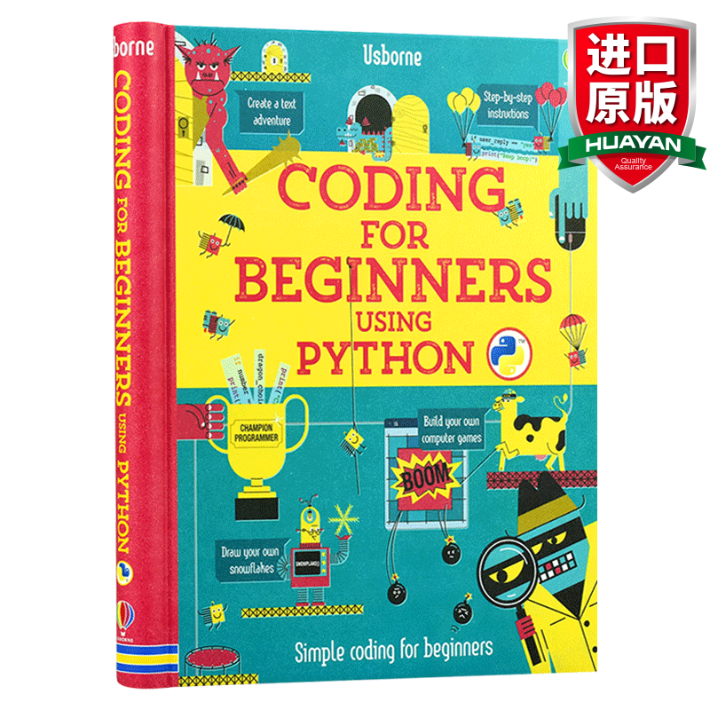英文原版 儿童Python编程入门 Coding for Beginners Using Pytho 全英文版