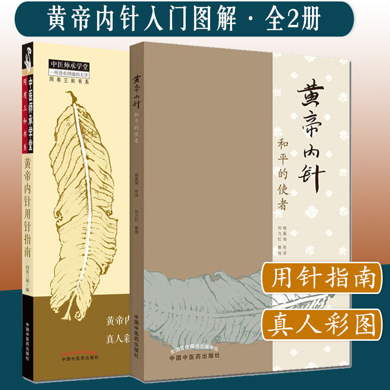 套装两本 黄帝内针用针指南+黄帝内针和平的使者 黄帝內针入门图解工具书 真人彩图 中医师承学堂同有三和书系 中国中医药出版社