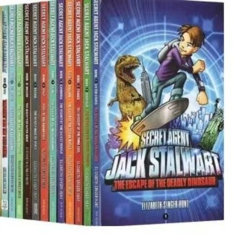 英文秘密特工系列Secret Agent Jack Stalwart系列全套14本