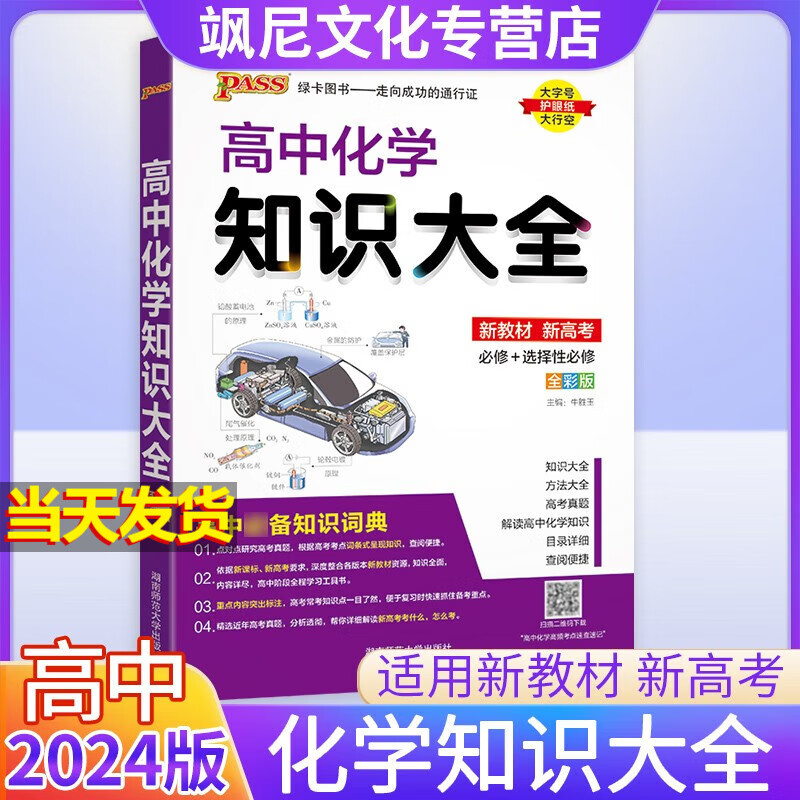 【新教材版】2024高中知识大全 高中化学知识大全 新高考版