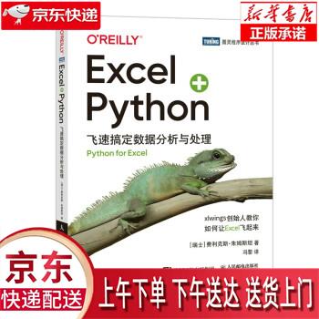 【新华畅销图书】Excel+Python 飞速搞定数据分析与处理（图灵出品） [瑞士]费利克斯·