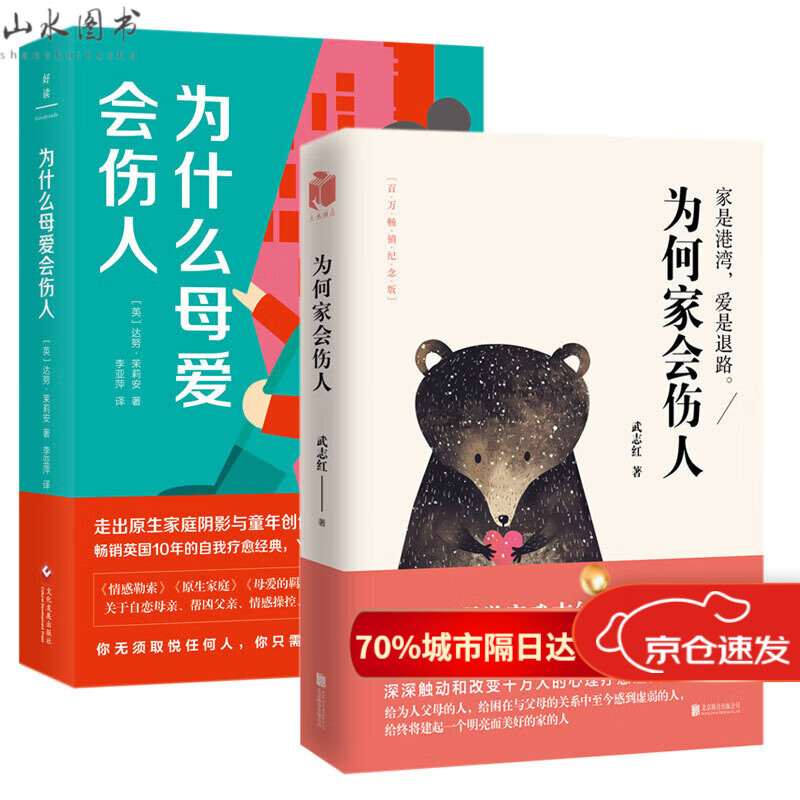为何家会伤人+为什么母爱会伤人 自我疗愈 走出生与童年创伤的自救指南 深深触动和改