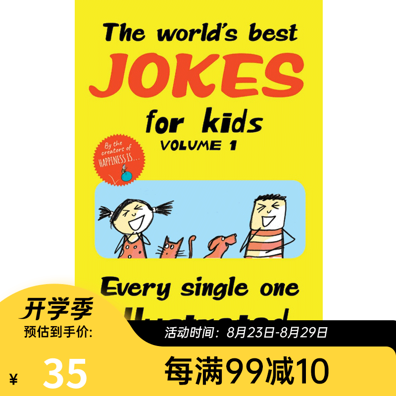 给孩子的笑话绘本1英文原版The World's Best Jokes for KidsVol1