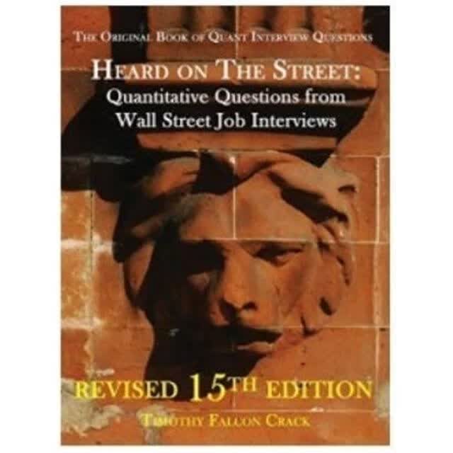 Heard on the Street Quantitative Questions from Wall 15th
