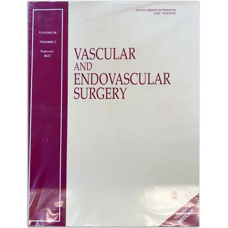 【单期可选】Vascular and Endovascular Surgery vol.55.1 2  2021/22年月刊 2022年2月刊
