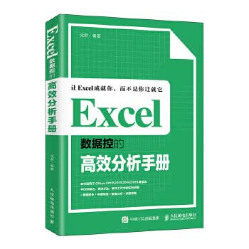 现货:Excel数据控的高效分析手册 9787115505637 人民邮电出版社 沈君