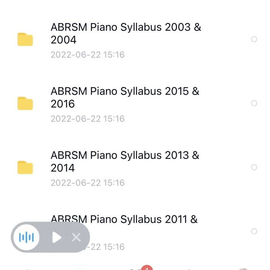 英皇历年演奏作品1-8级版2001-2002 2013-2014PDF 四本哪年