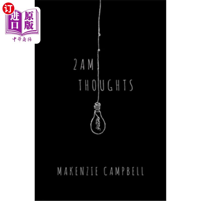 海外直订2am Thoughts 凌晨2点的想法