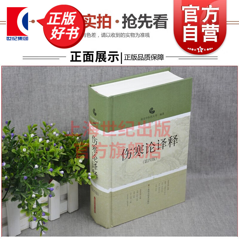伤寒论译释 第四版第4版 中医典籍南京中医药大学张仲景白话讲义 上海科学技术出版社