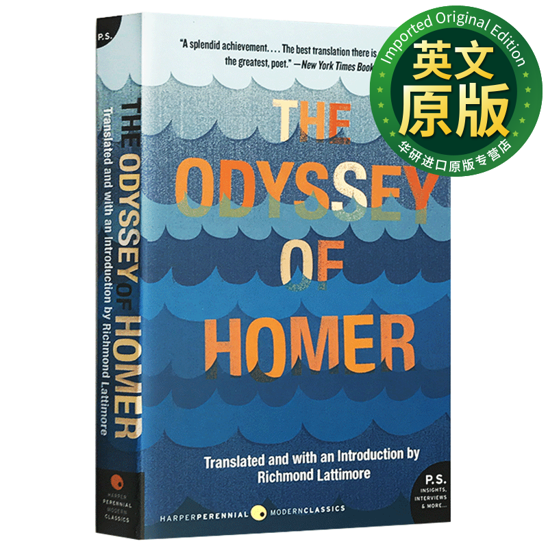 荷马史诗 奥德赛 英文原版 The Odyssey of Homer 希腊西方古典文化文学小说