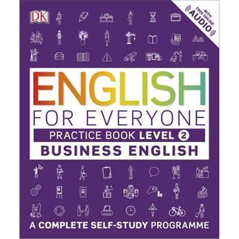 现货 人人学英语 商务英语2 练习册 英文原版 English for Everyone Business English Level 2 Practice Boo