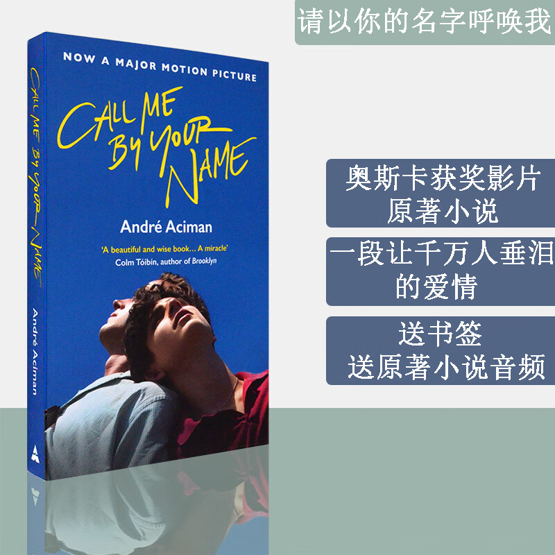 请以你的名字呼唤我 Call Me By Your Name 夏日终曲 电影原著小说 奥斯卡最佳剧本改编奖 进口 英文原版书