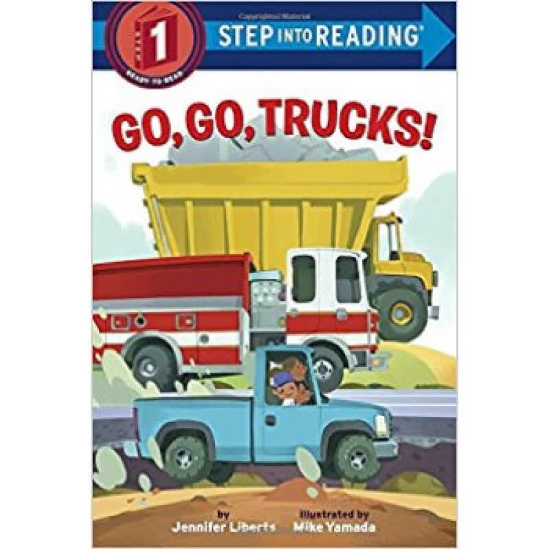 进口英文原版 GO, GO, TRUCKS! (STEP 1) 快，快，卡车！