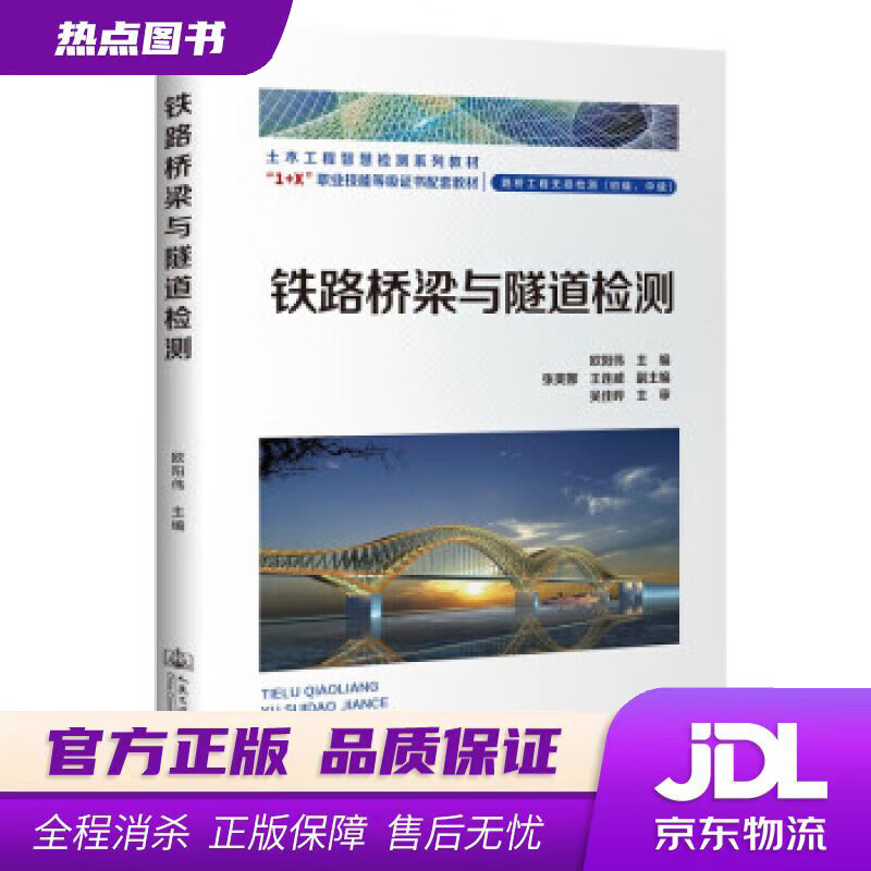 【 官方】铁路桥梁与隧道检测 欧阳伟等 著 人民交通出版社股份有限公司