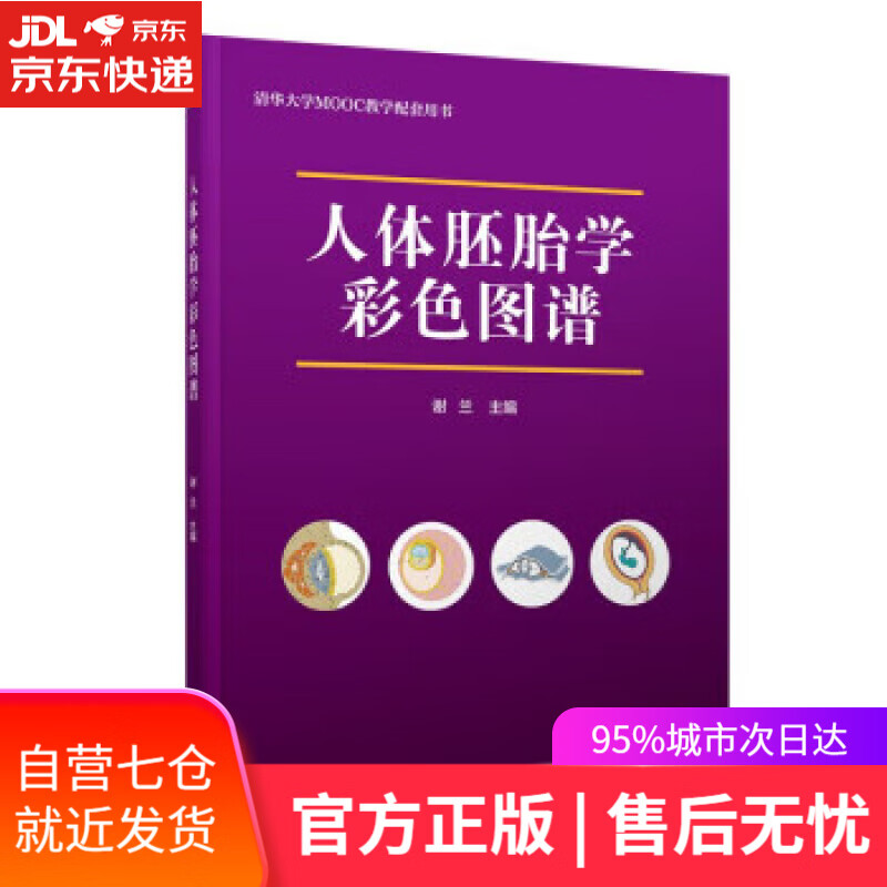 人体胚胎学彩色图谱 谢兰 清华大学出版社