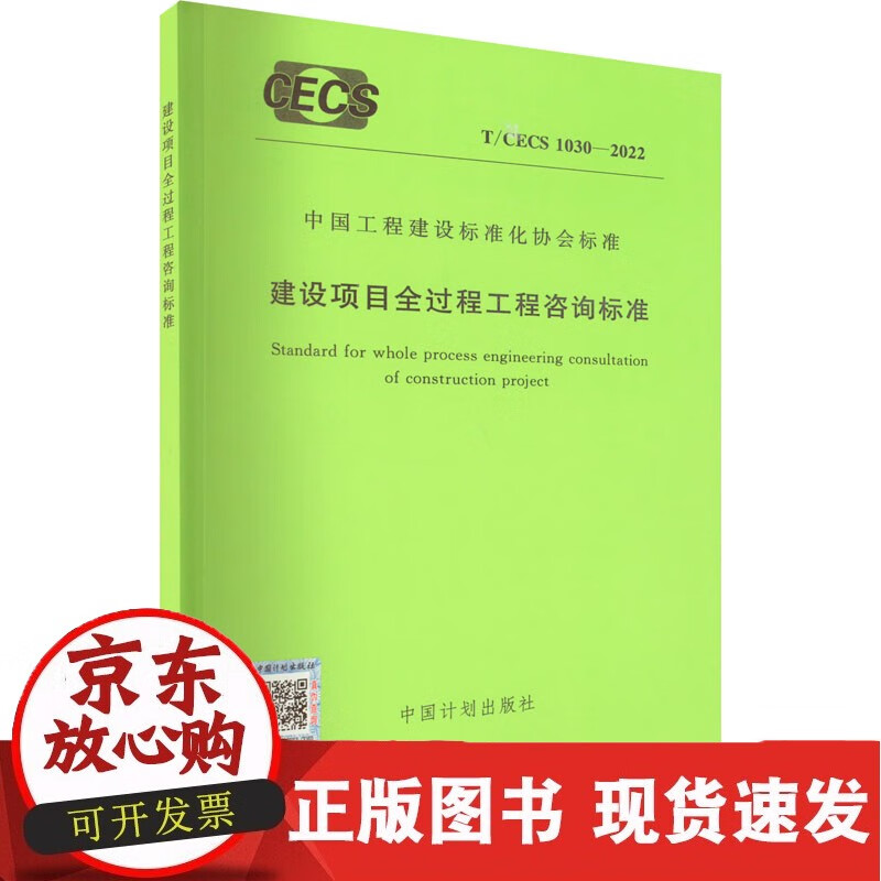 建设项目全过程工程咨询标准 T/ES 1030-2022 中国计划出版社