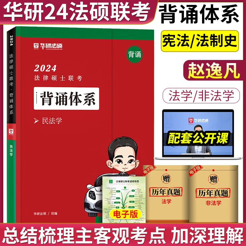 华图法硕2024考研法律硕士联考教材全解读历年真题背诵薄讲义杨烁民法于越刑法赵逸凡法制史杜洪波法理学法硕研究生考试法学非法学 赵逸凡背诵体系（宪法/法制史）