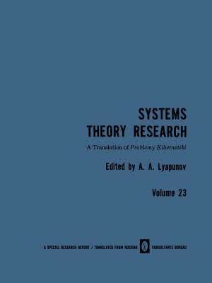 Systems Theory Research: Problemy Kibernetiki