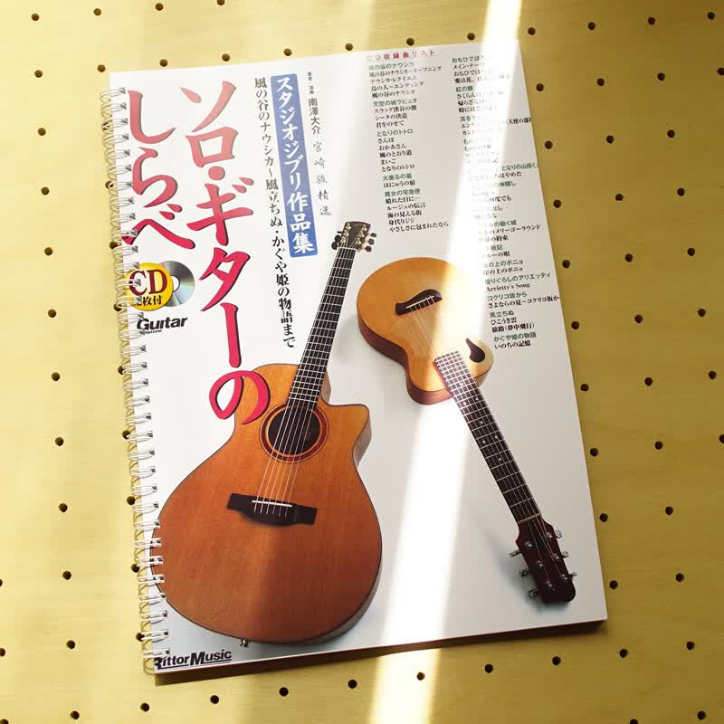 南泽大介 宫崎骏精选风之谷动漫动画指弹吉他谱独奏六线谱送音频