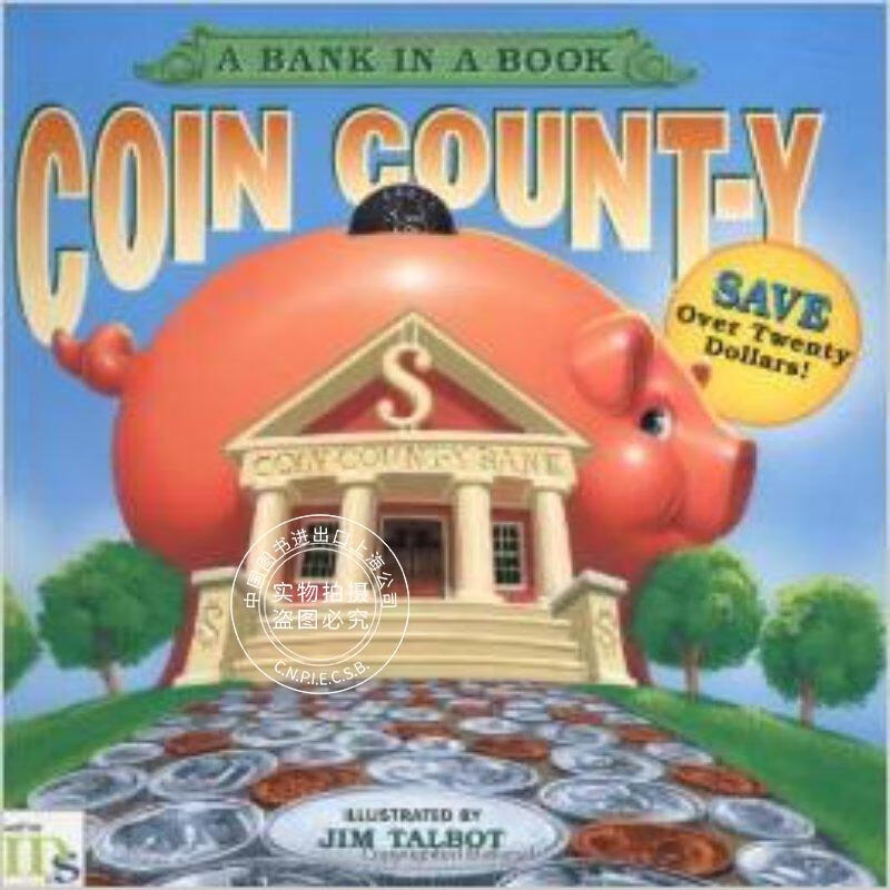 现货 Coin Count-Y: A Bank in a Book