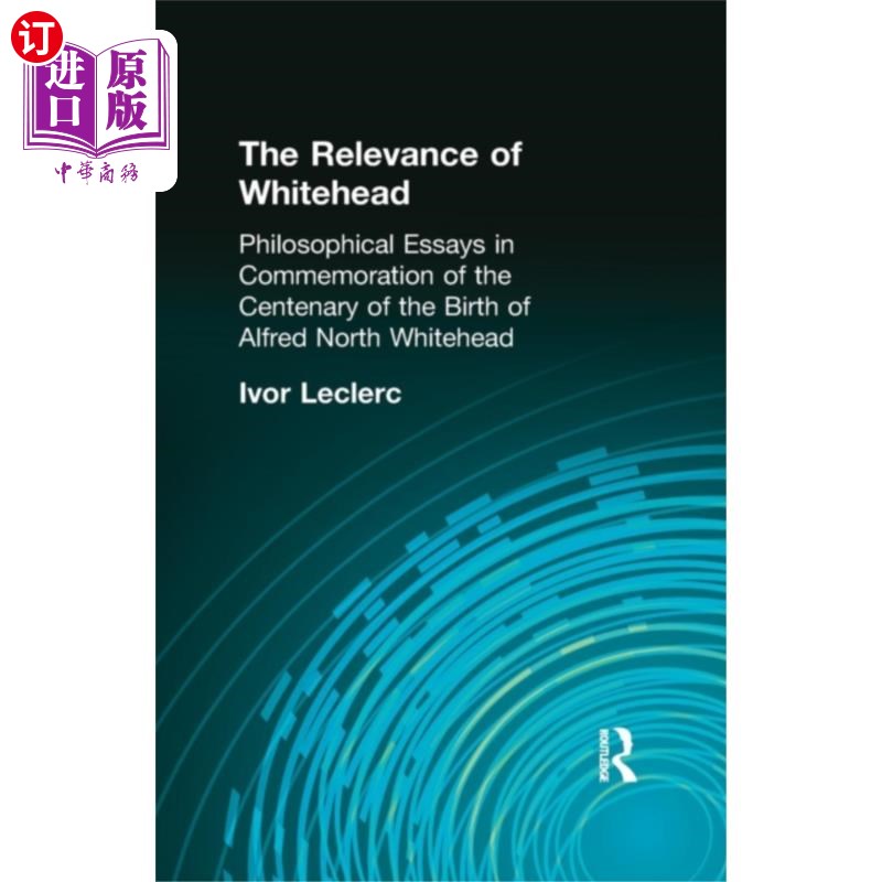 海外直订Relevance of Whitehead 怀特海的关联性