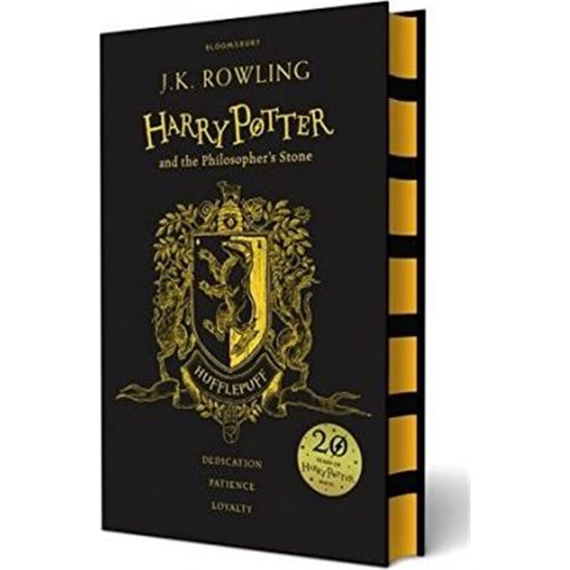 哈利波特英文原版 哈利波特与魔法石 赫奇帕奇学院20周年纪念版精装 英文原版 Harry Potter 1 JK罗琳