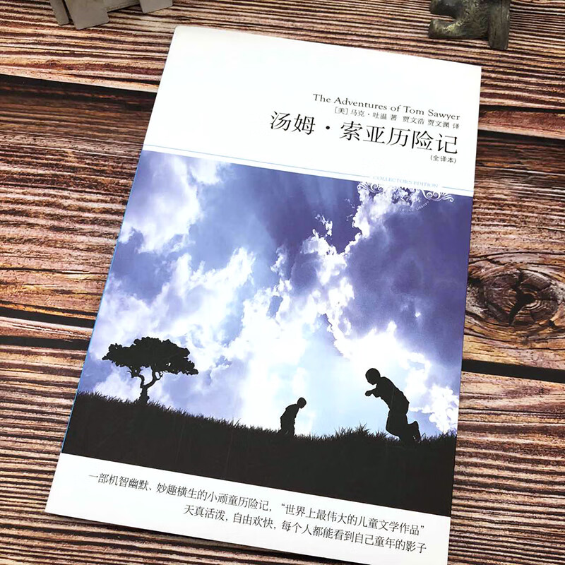【满49减15】汤姆索亚历险记 马克吐温著/世界文学文库全译本世界文学名著青少年课外阅读9-12岁儿童文学故事