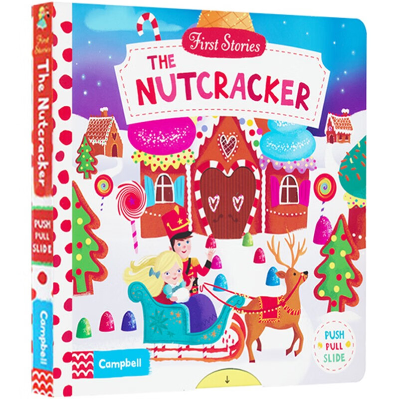 The Nutcracker 胡桃夹子 First Stories 童话篇操作机关书 英文原版绘本 亲子互动故事 BUSY系列纸板 英语启蒙认知