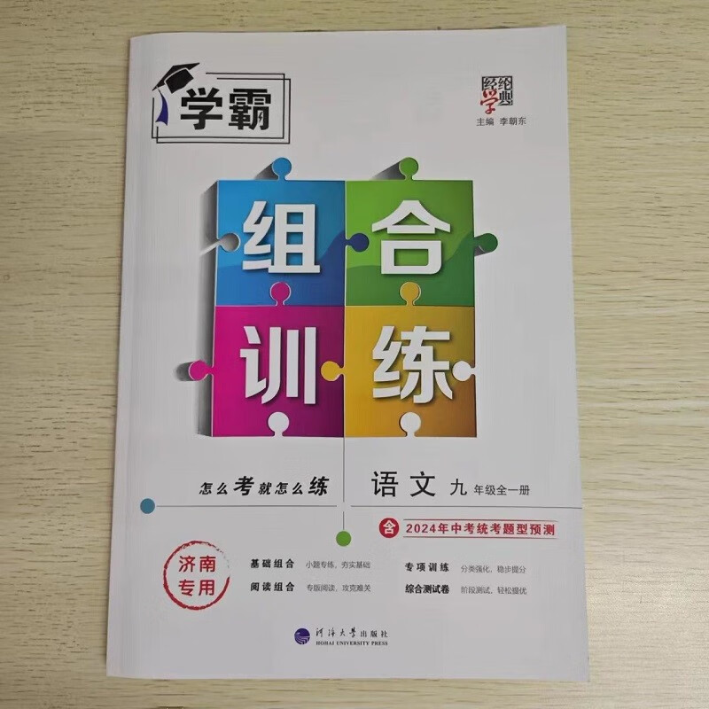 2024学霸组合训练 语文 九年级全一册 济南专用 9787563048496
