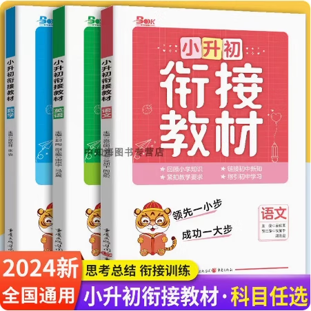 2024新版小升初语文数学英语衔接教材全解专项训练习册 小学升初中语文数学英语知识点汇总毕业复习训练册 小升初衔接教材 语数英 小学升初中