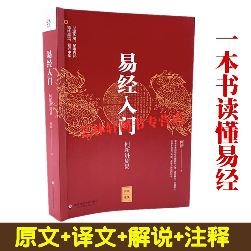 易经入门何新讲周易 何新选集 原文+译文+解说+注释 华东师范大学出版社