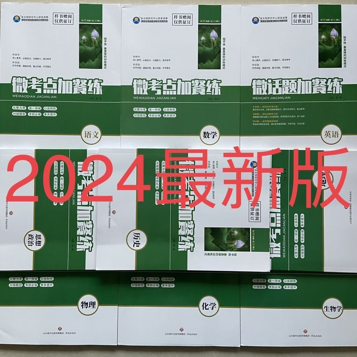 2024微考点加餐练生 英语 新教材
