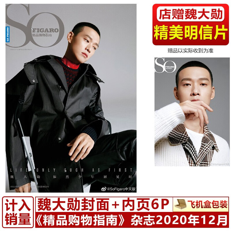 时尚先生fine/金九 魏大勋封面+店赠明信片 男人风尚LEON杂志2023年9月/风度/男人装/嘉人 杨幂/VOGUE ME/智族GQ 梁朝伟/精品购物指南/定番 精品购物指南2020年12月 魏大