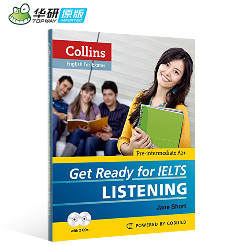 【瑕疵书】柯林斯雅思考试听力英文原版Collins Get Ready for IELTS Listening