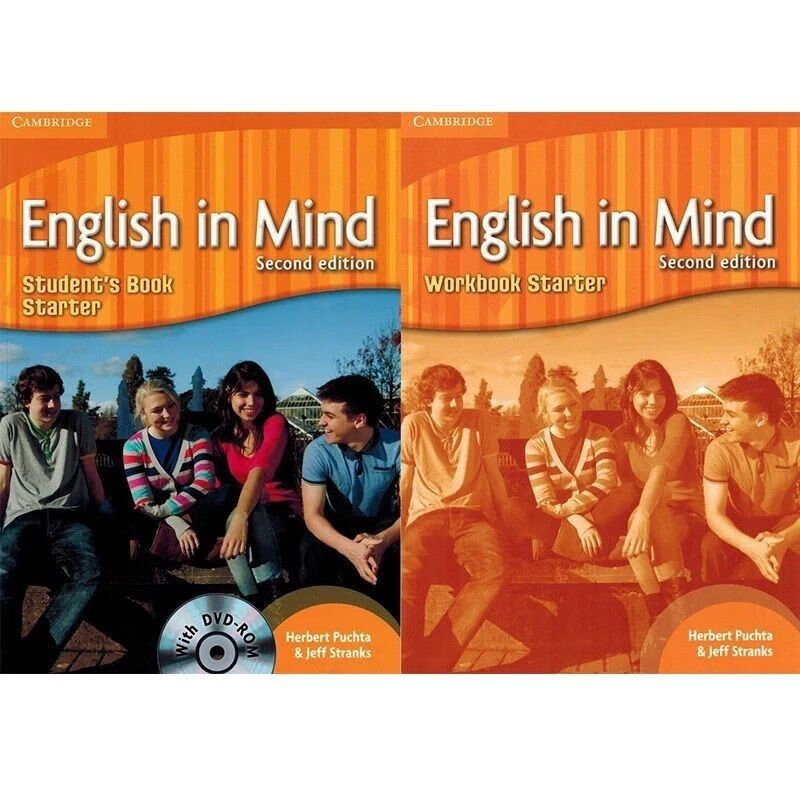 剑桥英语教材 English In Mind starter-5 第二版EIM英高清 starter级学生书+练习册