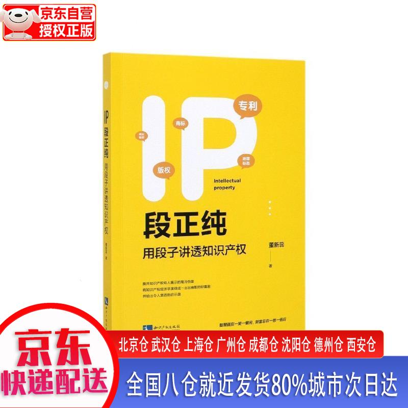 【新华全新书籍】IP段正纯——用段子讲透知识产权 董新蕊 知识产权出版社