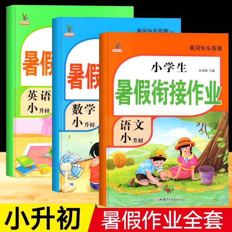 2023小升初暑假衔接教材初中预备班小学六年级下册暑假作业语文数学英语小升初系统总复习人教版必小学升初中六升七初一预习书刷题资料 【小升初暑假衔接作业3本】语文+数学+英语