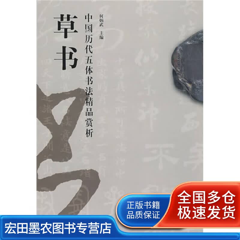 中国历代五体书法精品赏析 草书【好书】
