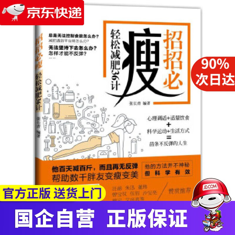 招招必瘦 轻松减肥36计 张长青 科学技术文献出版社 9787518926893