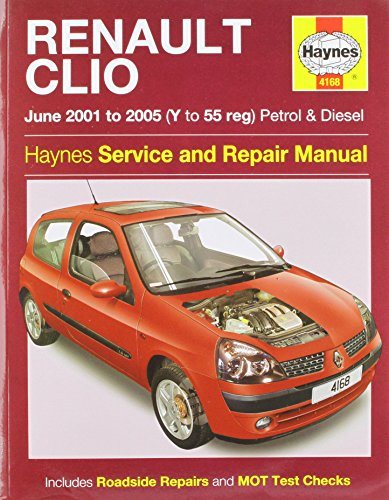 Renault Clio Petrol & Diesel (Jun 01 - 05) Haynes Repair Manual
