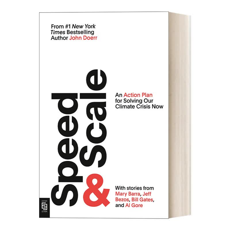 Speed and Scale 英文原版 速度与规模:解决气候危机的行动计划 经济 John Doerr 英文版 进口英语原版书籍