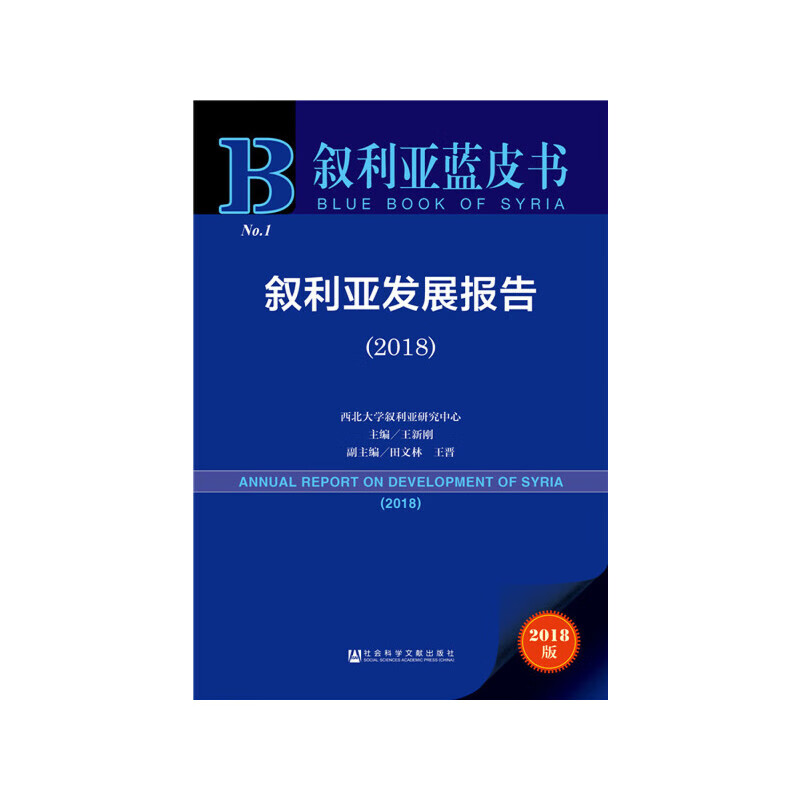 【现货】叙利亚蓝皮书:叙利亚发展报告（2018）