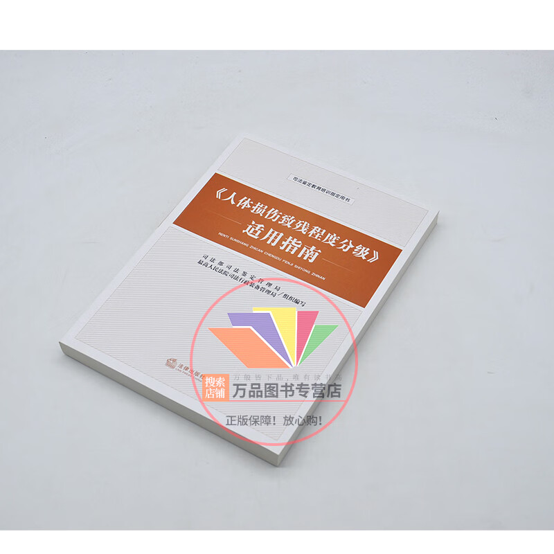 2022年现行新版含鉴定标准人体损伤致残程度分级适用指南司法鉴定教育培训用书 道路交通事故 伤残鉴定人